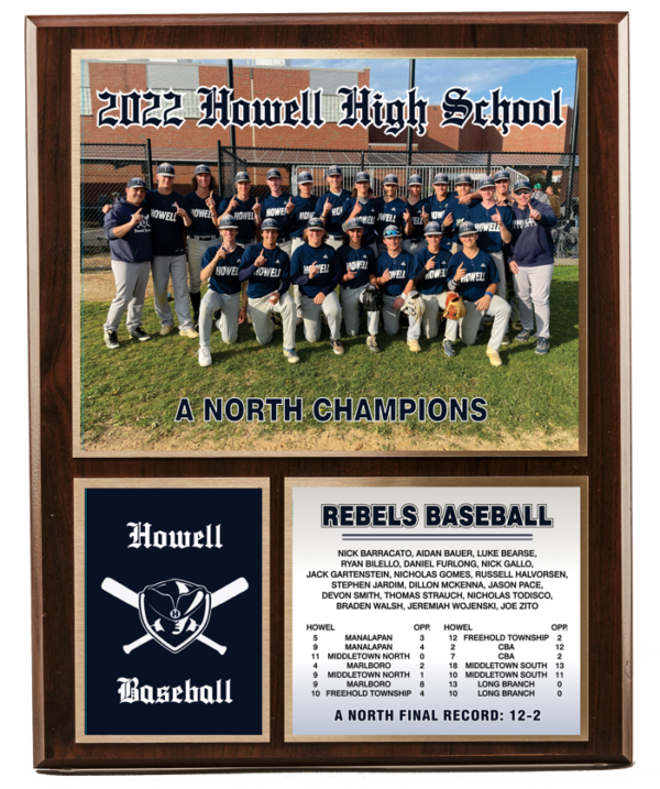 Sport Plaques - Team Photo, MVP, Graduation and Coach Recognition