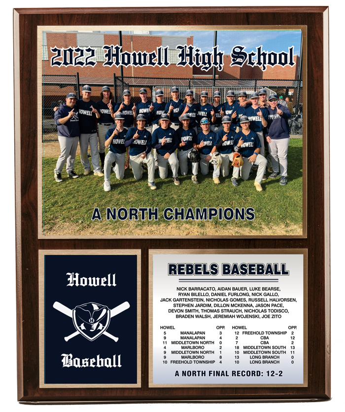 Sport Plaques - Team Photo, MVP, Graduation and Coach Recognition
